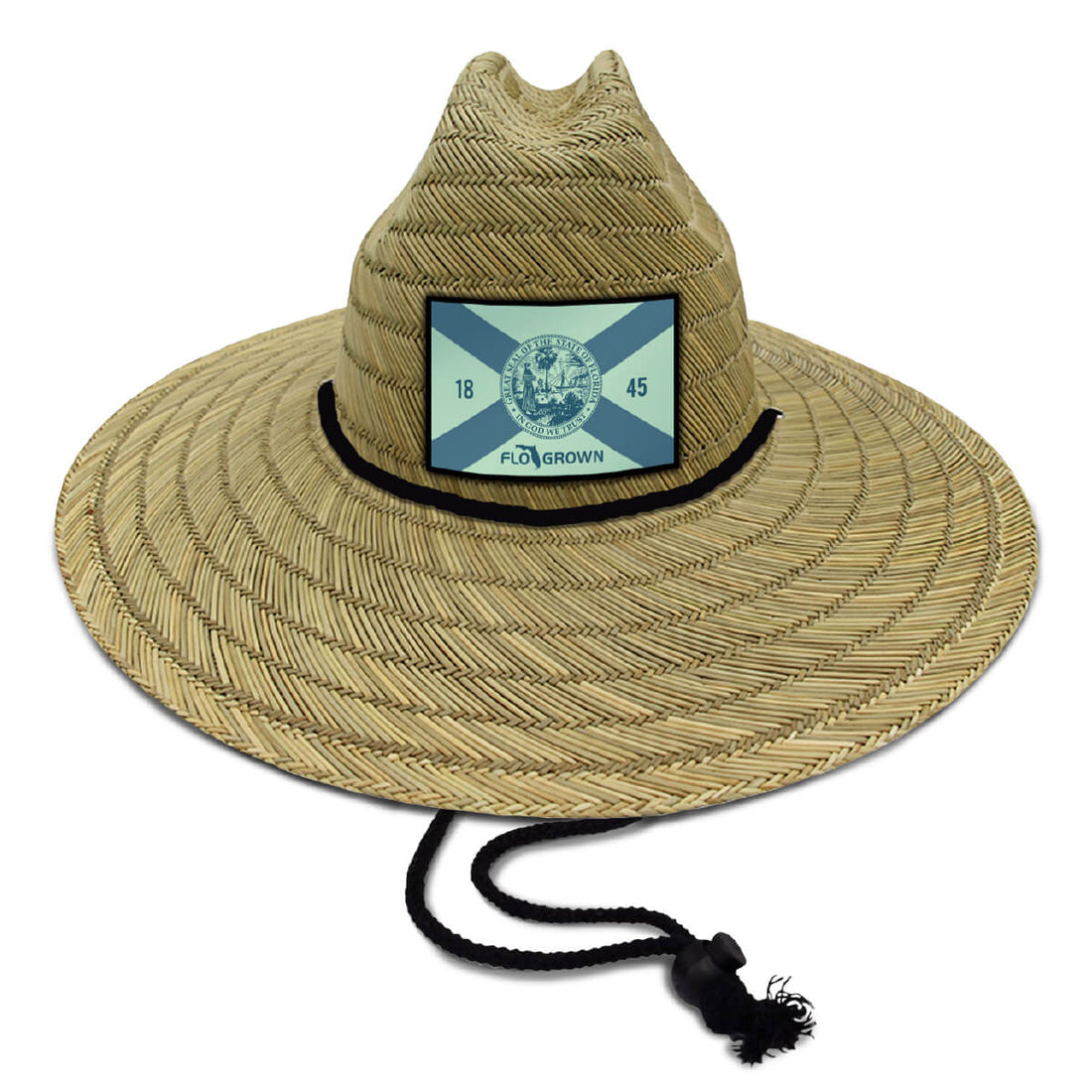 Seaside Camo Straw Hat – FloGrown