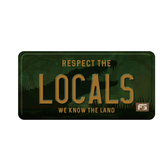 Respect the Locals License Plate – FloGrown