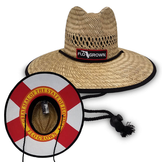 Round Straw Hat – FloGrown