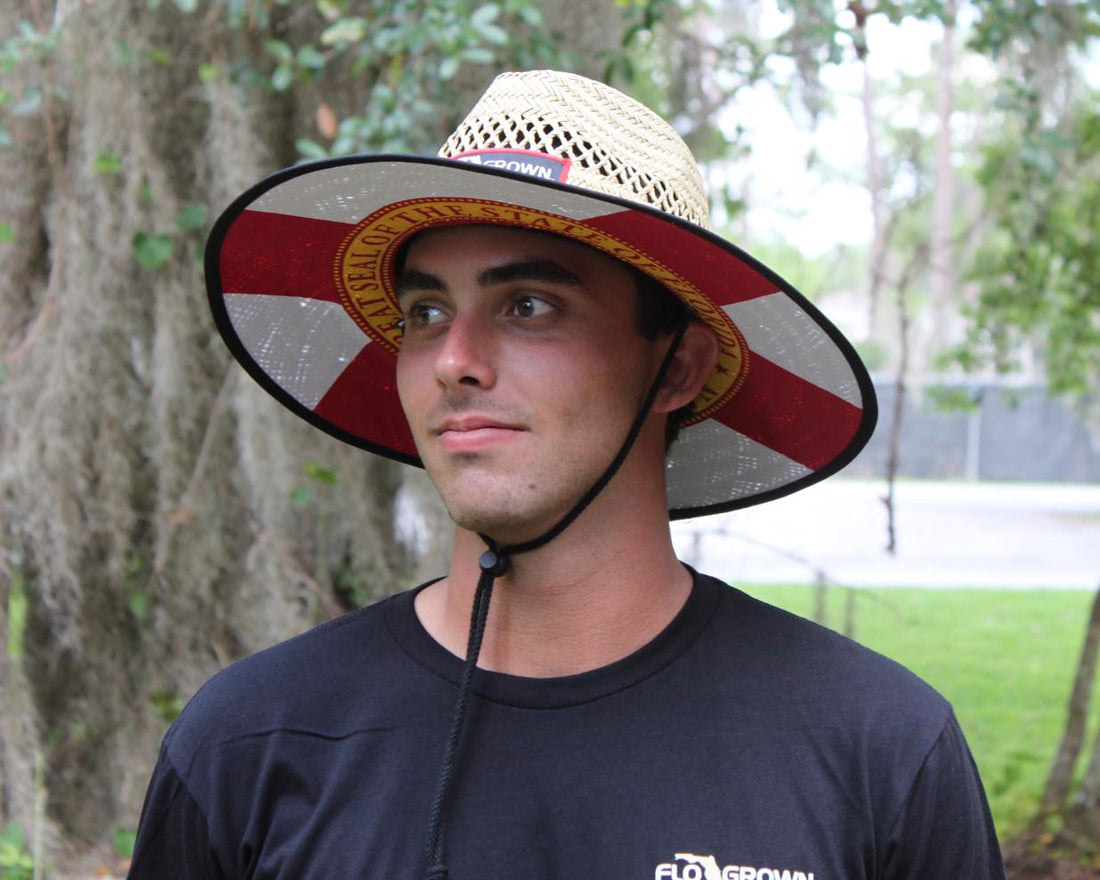 Round Straw Hat – FloGrown